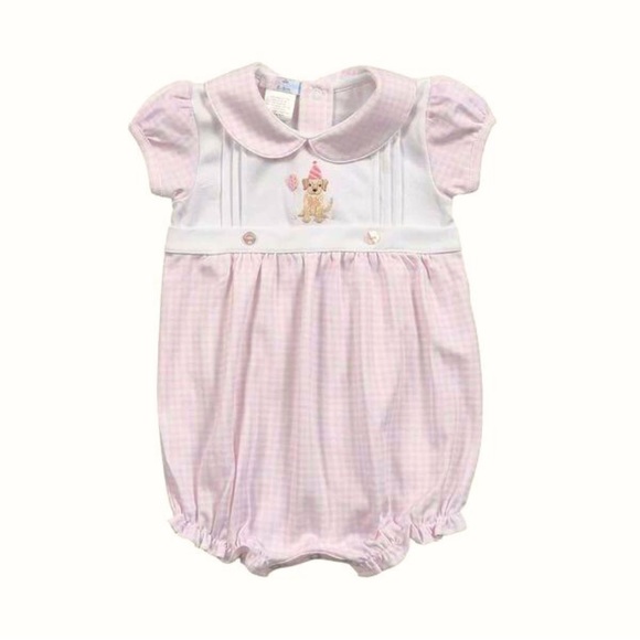 One Pieces | Baby Loren Birthday Girl Hand Emb Bubble Newborn | Poshmark